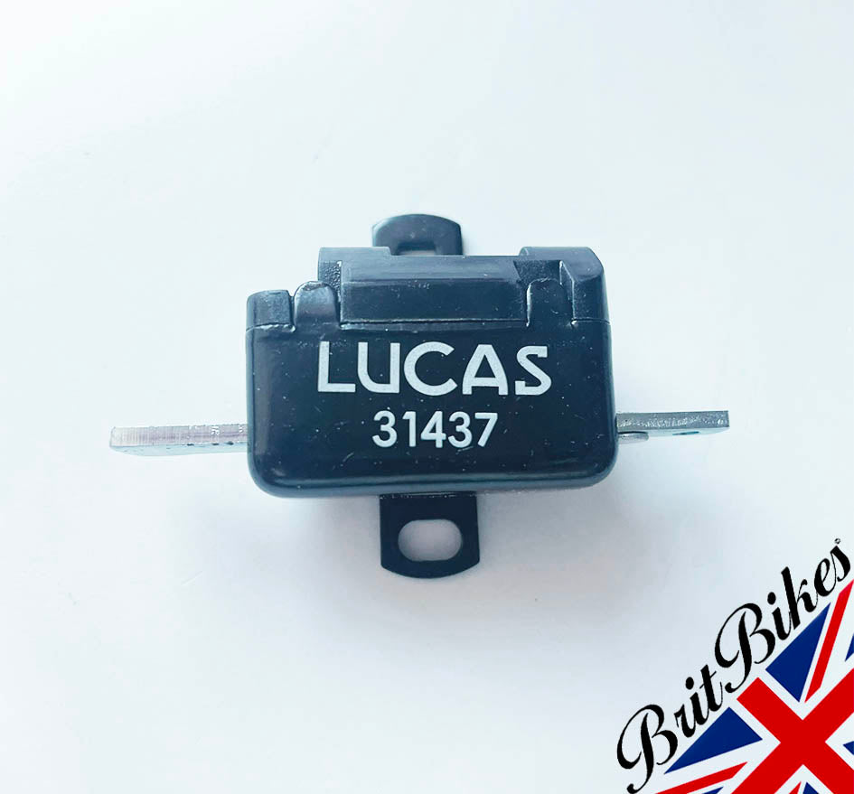 GENUINE LUCAS 22B SLIDE PULL BRAKE LIGHT SWITCH BSA ENFIELD NORTON TRI ...