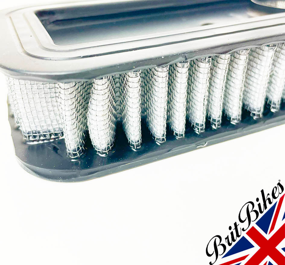 AIR FILTER TRIUMPH T140 BONNEVILLE TR7 TIGER (72-74) MADE IN ENGLAND 6 ...