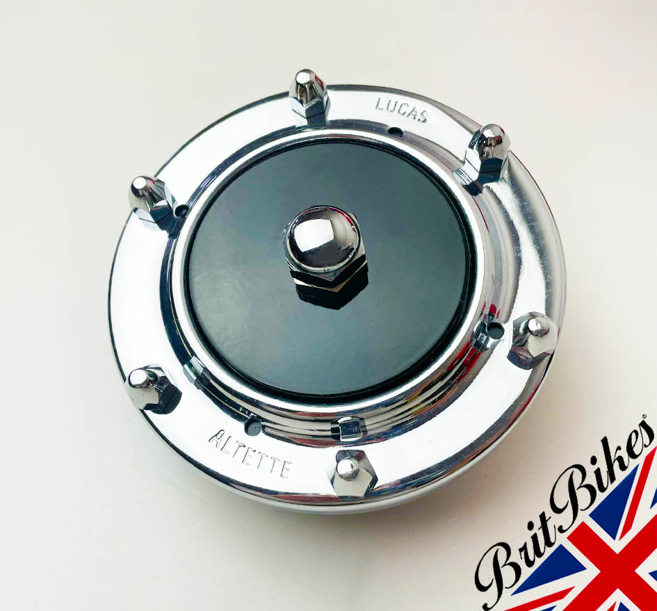 GENUINE LUCAS 12V ALTETTE HORN - HF1234B - BSA NORTON TRIUMPH – Brit Bikes - Classic & Modern ...