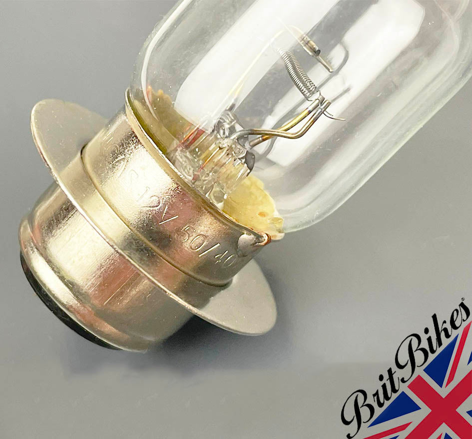 GENUINE LUCAS MOTORCYCLE BULB 12V 50/40W P36D BRITISH PRE FOCUS BPF ...