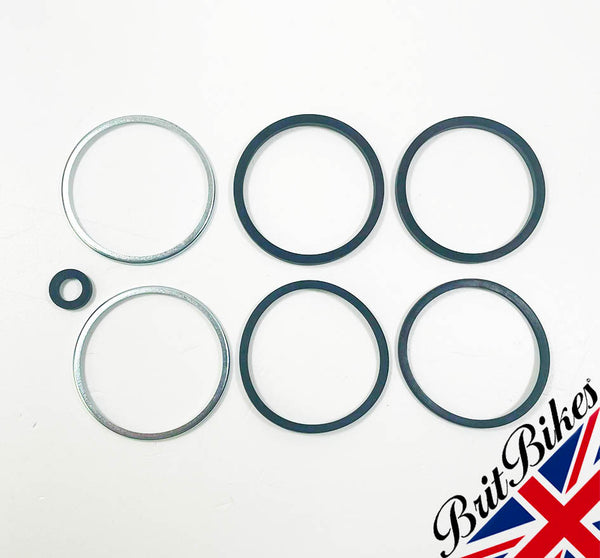 TRIUMPH T140 BONNEVILLE T150 T160 TRIDENT CALIPER SERVICE SEAL KIT FRO ...