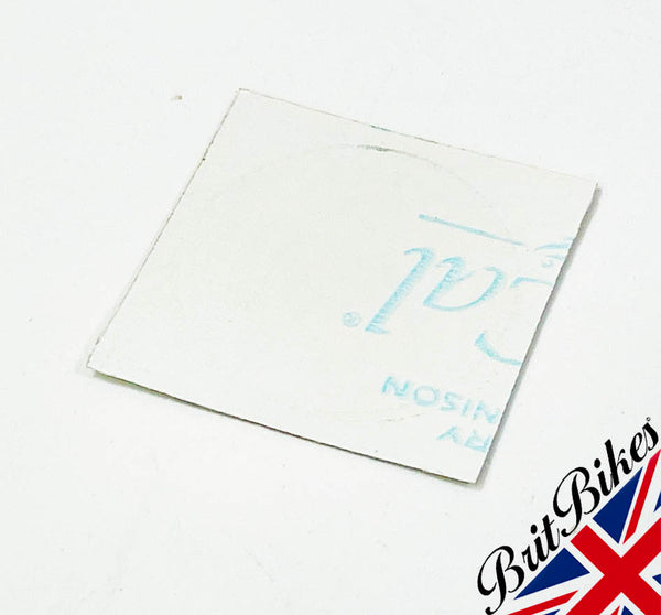 TRIUMPH T120 T140 TR7 FORK TOP NUT 190CC DECAL STICKER BLACK SILVER 97 ...