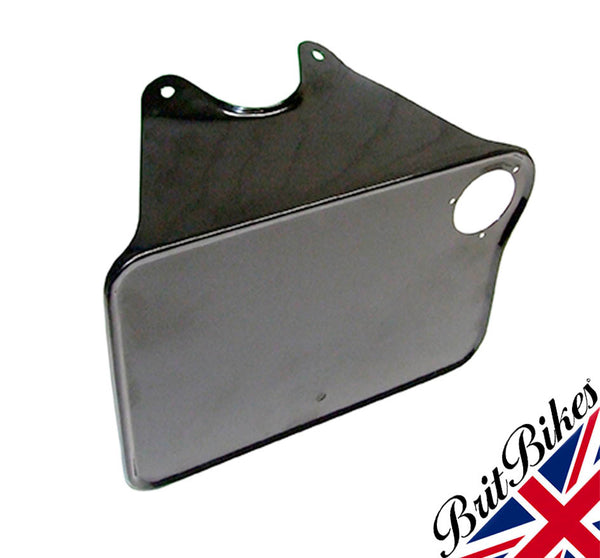 REAR NUMBER PLATE BRACKET PRE WAR NORTON SINGLES GLOSS BLACK NM8816 ...