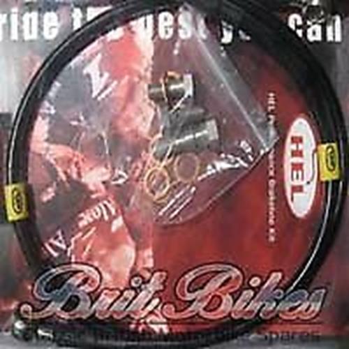 NORTON COMMANDO ROCKER OIL LINE KIT IN STAINLESS STEEL OEM BLACK 06-55 ...