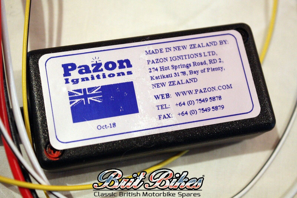 PAZON SURE-FIRE TWIN CYL 12V TRIUMPH T140 BONNEVILLE ELECTRONIC IGNITI ...
