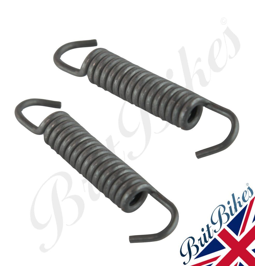 PAIR BRAKE SHOE RETURN SPRING BSA TRIUMPH CONICAL HUB MODELS - 37-2328 ...
