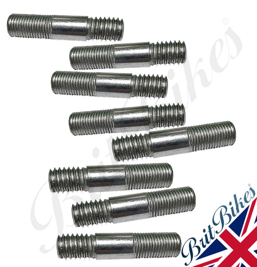 CYLINDER BASE STUD SET TRIUMPH 5T 6T T110 TR6 T120 PRE UNIT - 70-0672 ...