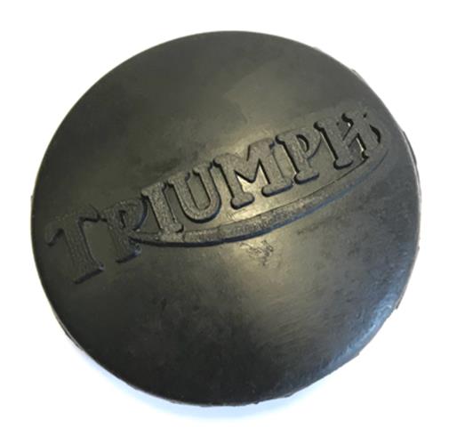 TRIUMPH TR6 T120 OIL IN FRAME PETROL FUEL TANK GROMMET WITH LOGO - 83 ...