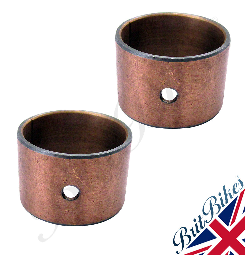 2 X SWINGING ARM PIN BUSH FOR BSA A65 OIF & TRIUMPH TR6 T120 TR7 T140 ...