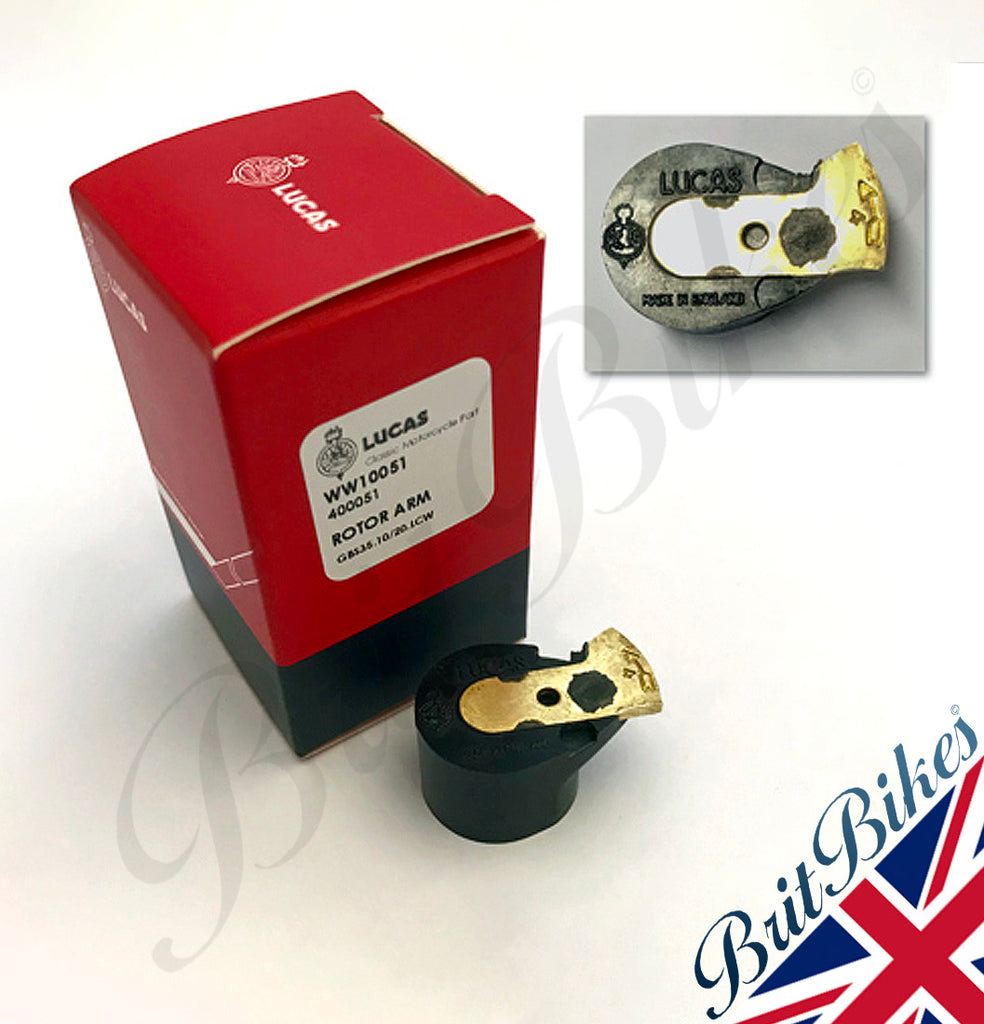 GENUINE LUCAS DISTRIBUTOR ROTOR ARM DKX2A 25D4 DM2 ENFIELD VELOCETTE E ...