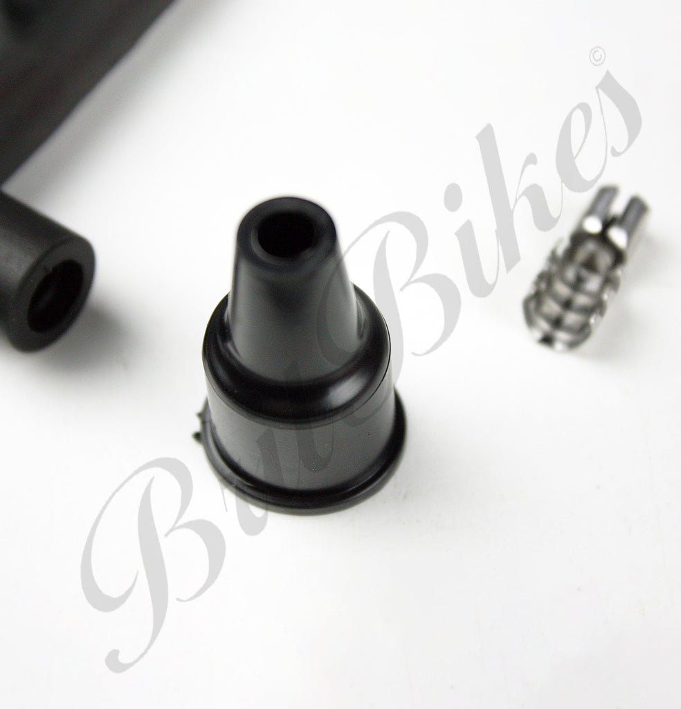 UNIVERSAL SPARK PLUG CAP & HT IGNITION LEAD AND COIL CAP - MOTORBIKE C ...