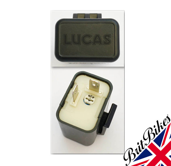 GENUINE LUCAS MOTORCYCLE CAR LED FLASHER INDICATOR RELAY 12V 2 PIN 350 ...