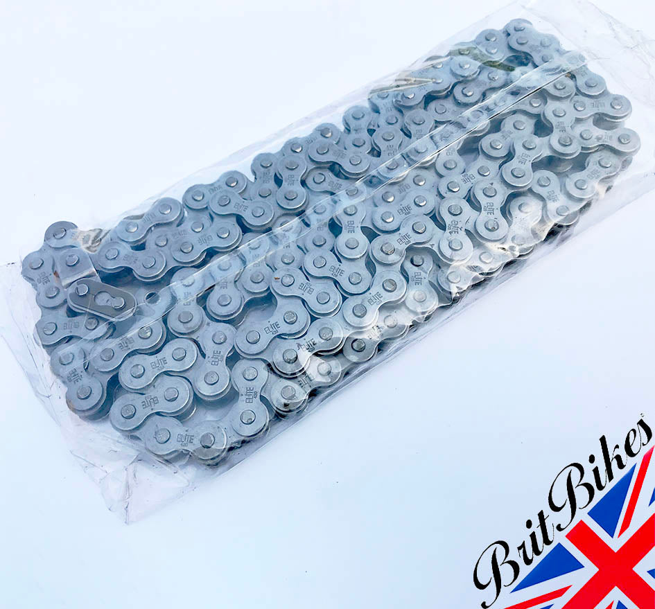 ELITE 420 MOTORCYCLE CHAIN - 135 LINKS 1/2" x 1/4" – Brit Bikes ...