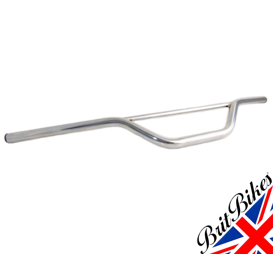 CHROME BRACED TRAIL MOTOCROSS MX HANDLEBARS 7/8" – Brit Bikes - Classic ...